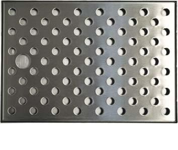 Tropfschale, Tropfblech aus Edelstahl